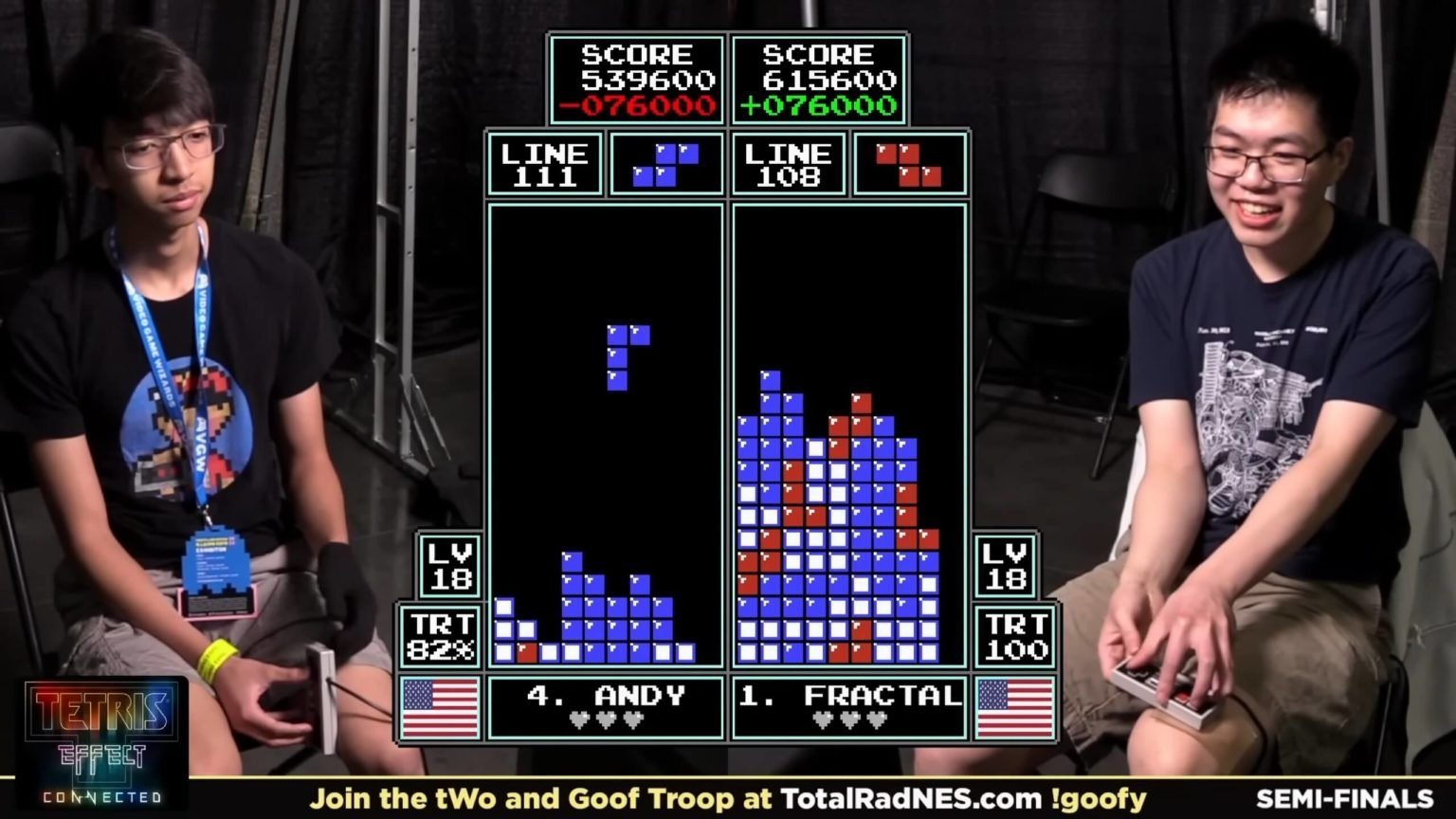 Fractal and PixelAndy are the 2nd & 3rd Players to Beat NES Tetris